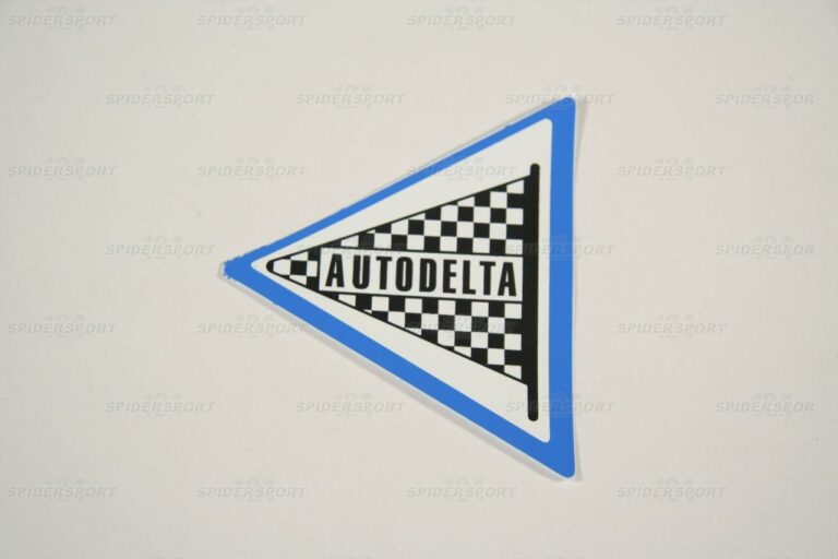 Sticker: Autodelta, 78 x 78mm – Spidersport 124